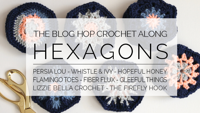 FREE Hexagon Pattern & the Blog Hop Crochet-along!